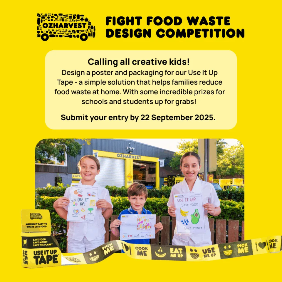 Fight Food Waste Design Competition Shareable Tiles | OzHarvest